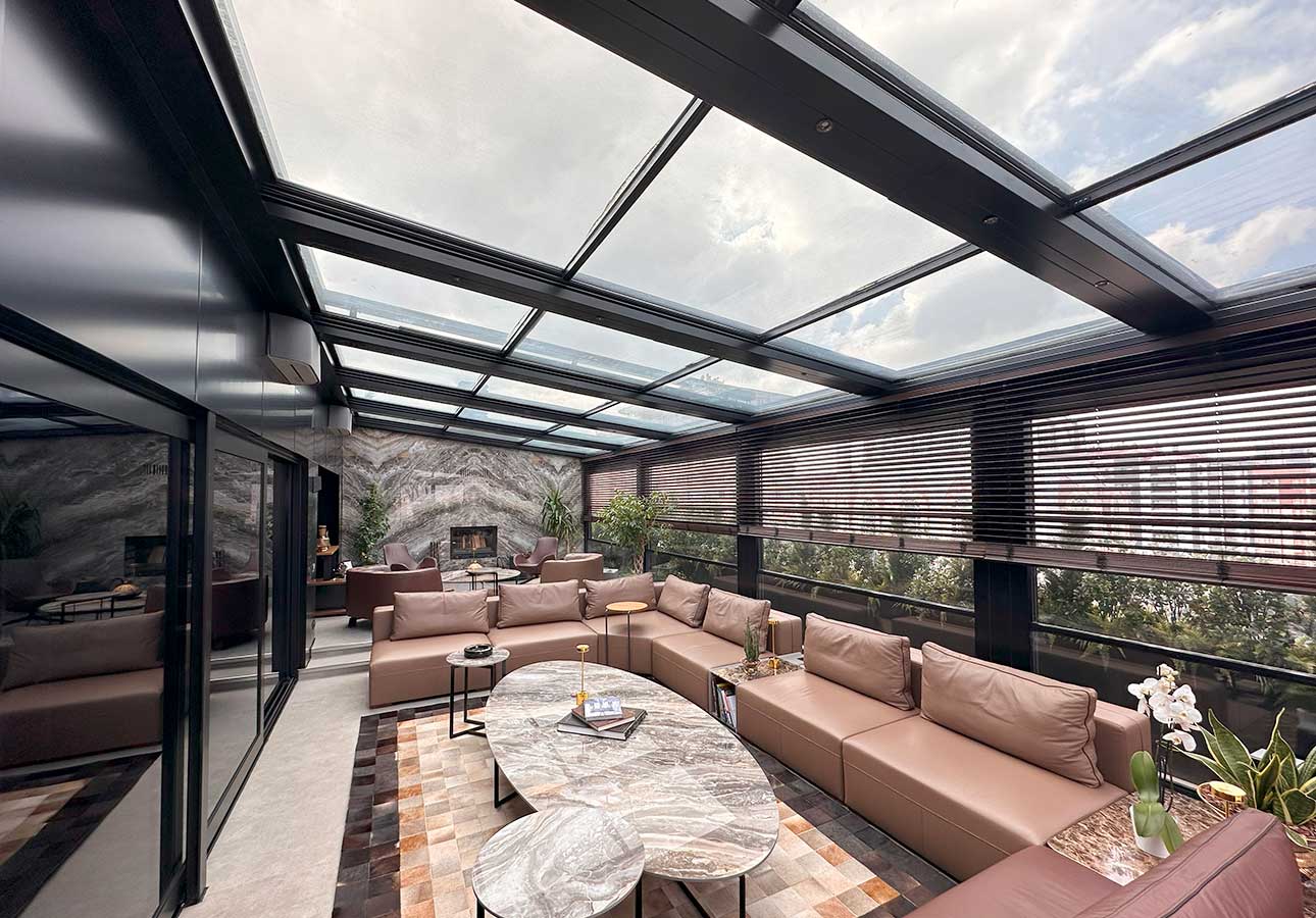 Retractable Glass Roof Systems | Modern Glass Rooms UK
