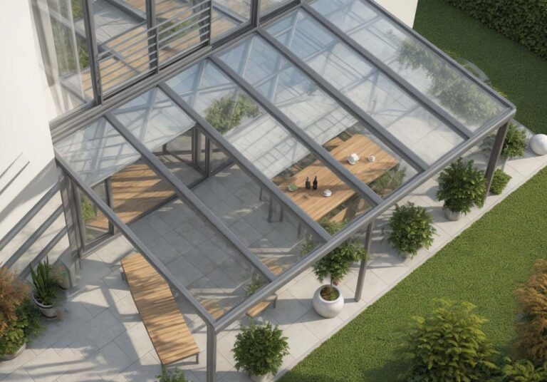 Retractable Glass Roof Systems UK | Motorised Opening Glass Roofs