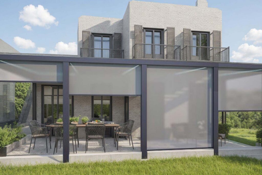 Glass Roof Blinds & Outdoor Shading Solutions UK | Veraforza