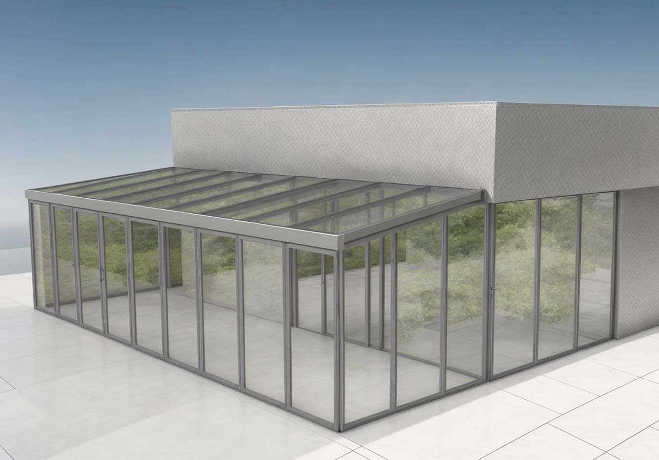 Fixed Glass Roof Pergola UK | Year-Round Cover | Veraforza