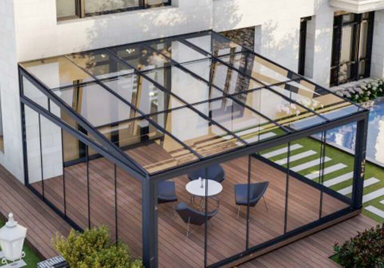 Fixed Glass Roof Pergola UK | Year-Round Cover | Veraforza