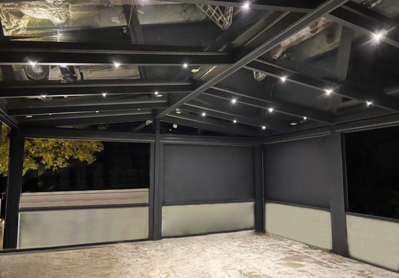 Fixed Glass Roof Pergola UK | Year-Round Cover | Veraforza
